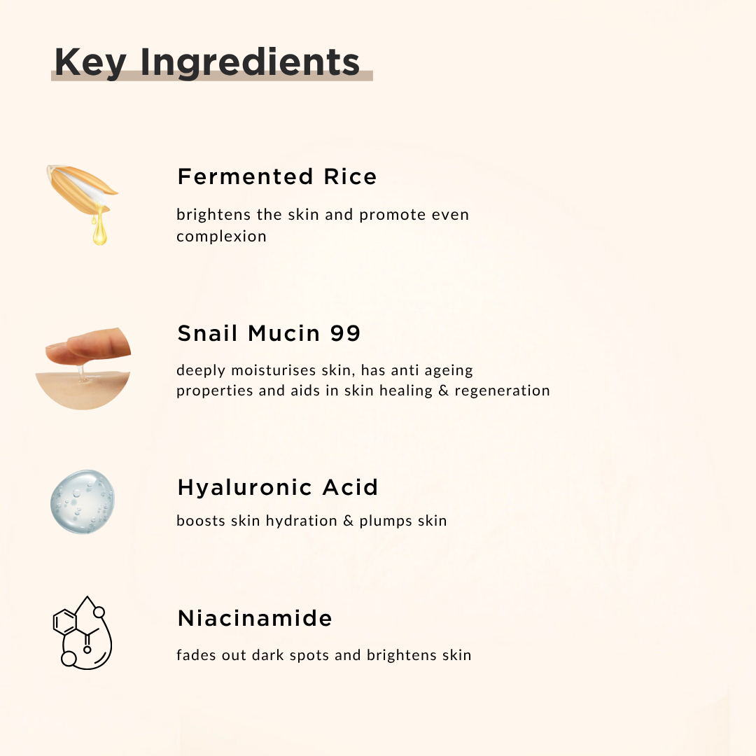 Ricekraft Oil Free Moisturizer with Snail 99 & Hyaluronic acid, 55g